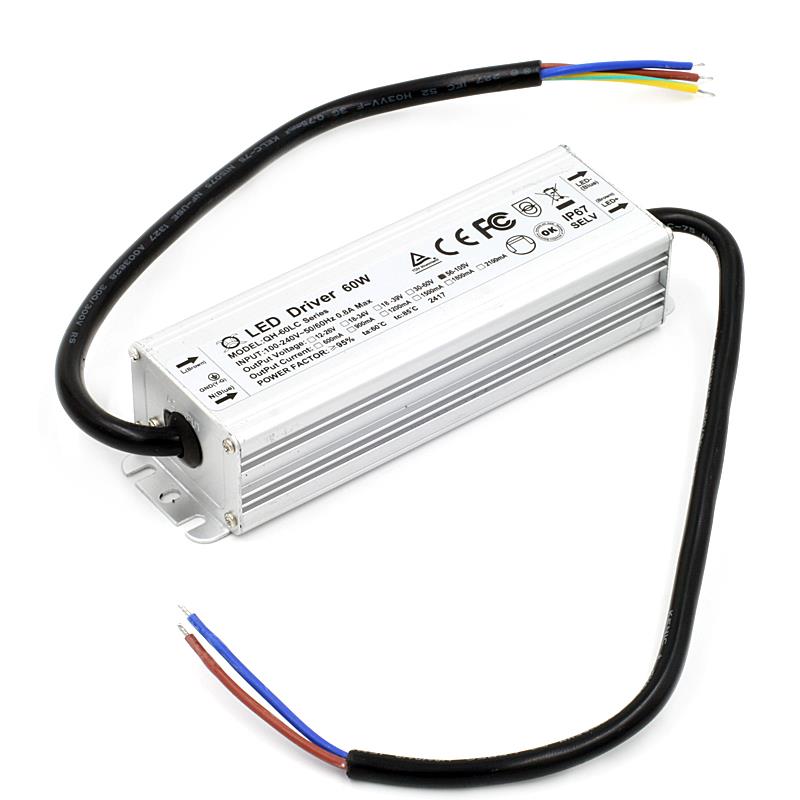 60W 600mA waterproof constant current LED driver - Drivers - component2buy