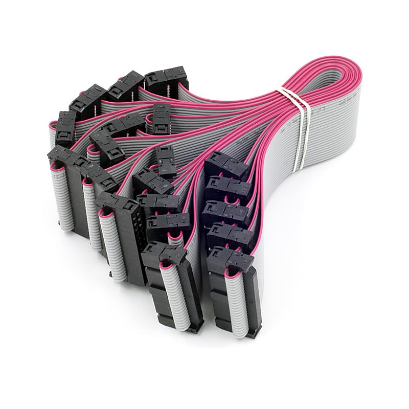 24Pin IDC Flat Ribbon Cable 2.54mm Pitch connector / 1.27mm pitch UL2651 - Other Cables ...