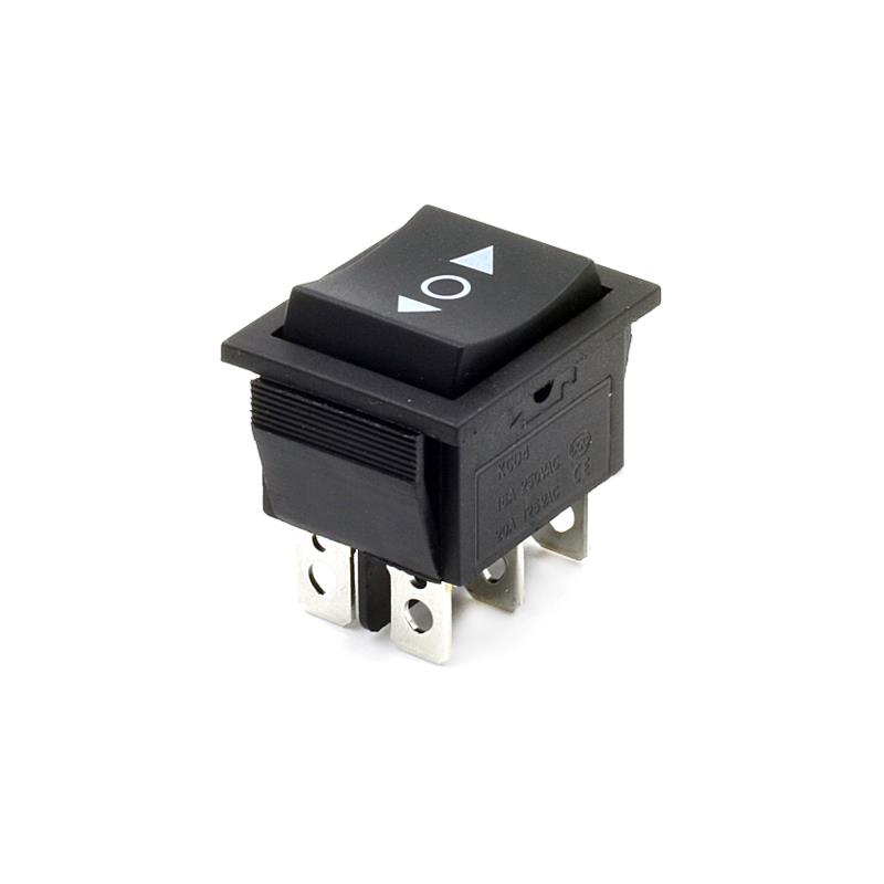 6 Pin 3 Position Rocker Switch with Arrows - Rocker - component2buy