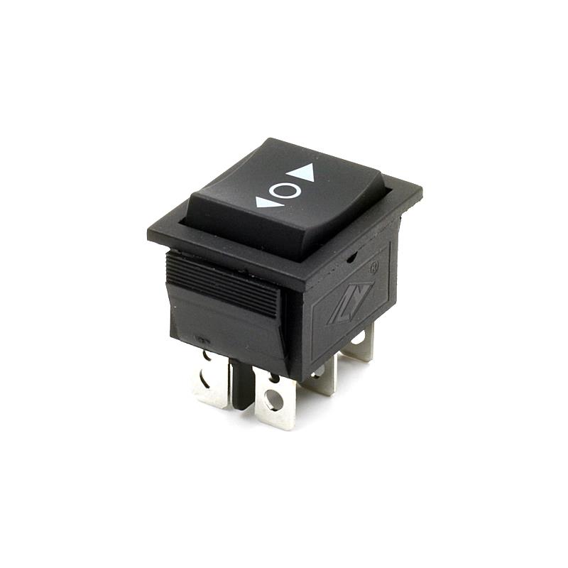 6 Pin 3 Position Rocker Switch with Arrows - Rocker - component2buy